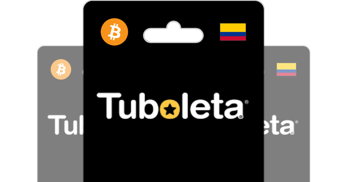 Compra Tarjeta Regalo Tuboleta.com con Bitcoin, ETH o cripto - Bitrefill