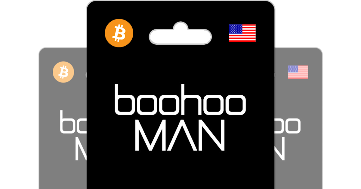 Buy boohooMAN US Gift Card with Bitcoin, ETH or Crypto - Bitrefill