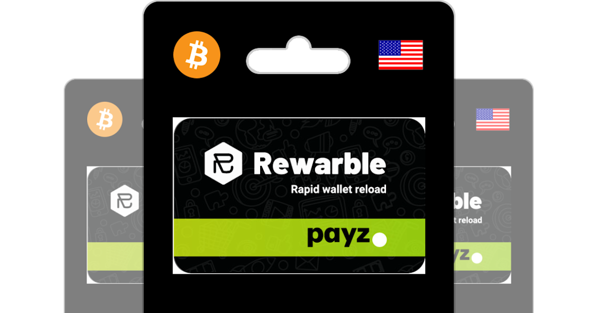 Buy Rewarble Payz 기프트 카드 with Bitcoin, ETH, USDT or Crypto - Bitrefill