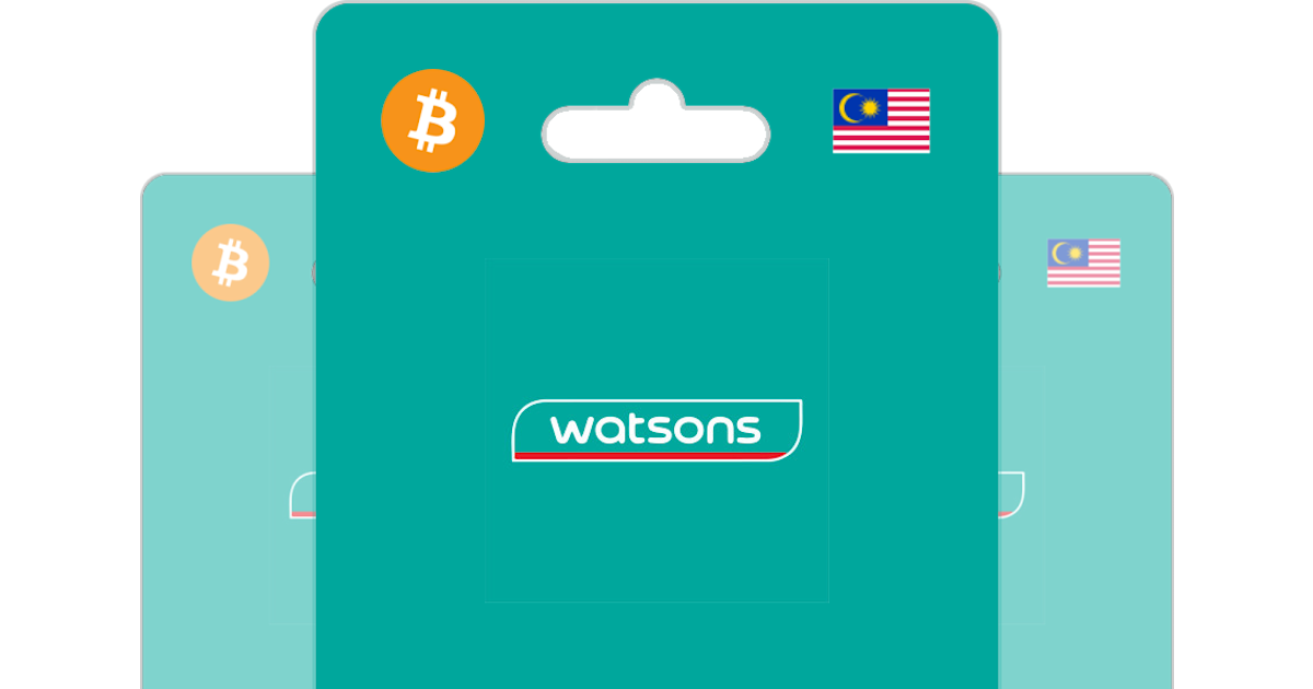 Buy WATSONS Gift Card with Bitcoin, ETH, USDT or Crypto - Bitrefill