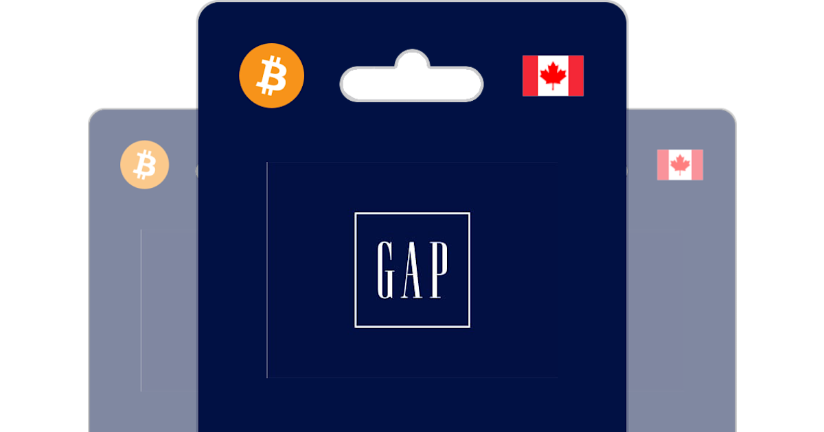 Buy Gap Gift Card with Bitcoin, ETH, USDT or Crypto - Bitrefill