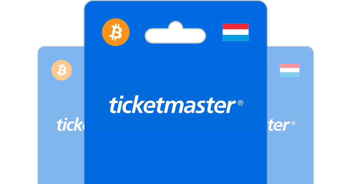 Buy Ticketmaster.be LU Gift Card with Bitcoin, ETH or Crypto - Bitrefill
