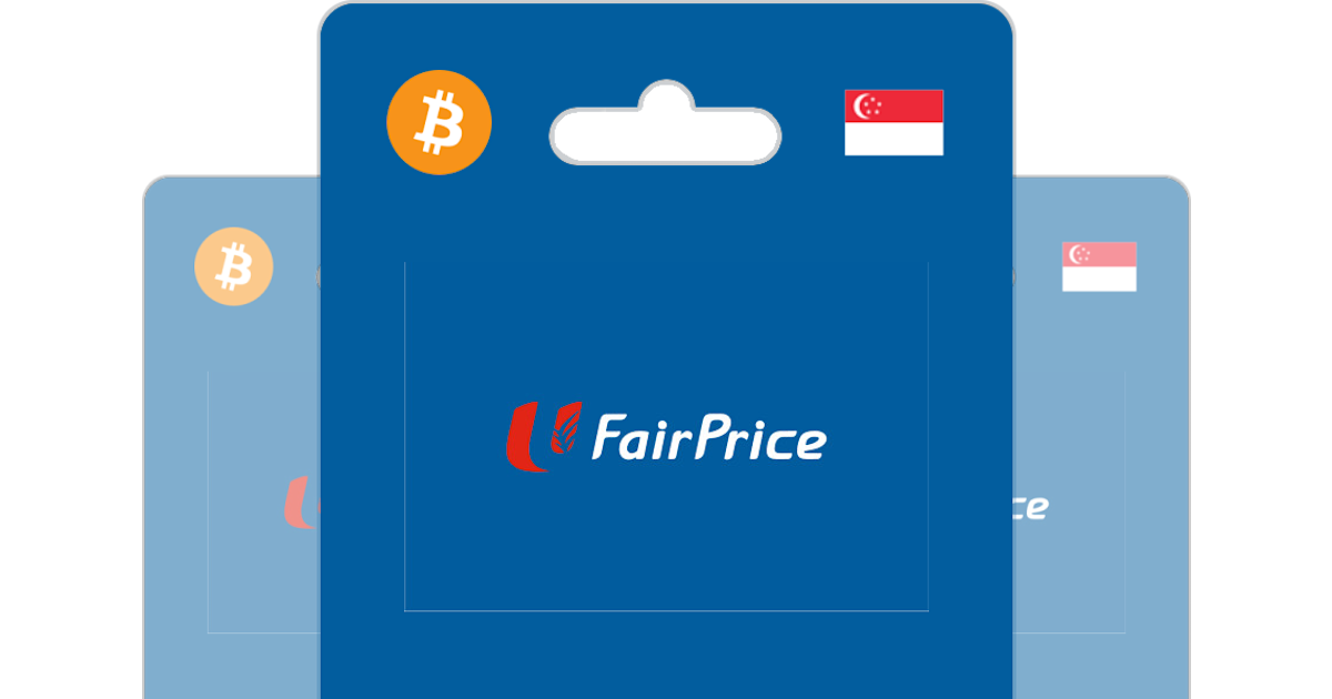 Buy NTUC FairPrice Gift Card with Bitcoin, ETH or Crypto - Bitrefill