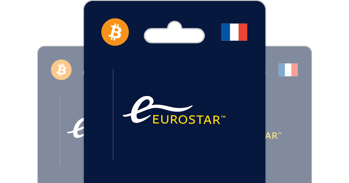Buy Eurostar Europe Gift Card with Bitcoin, ETH or Crypto - Bitrefill