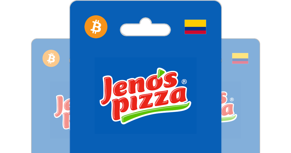 Compra Tarjeta Regalo Jenos Pizza con Bitcoin, ETH o cripto - Bitrefill