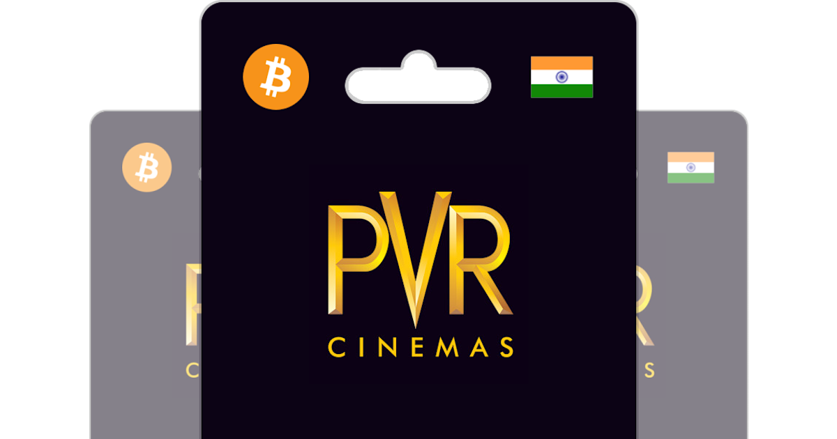 Buy PVR Cinemas Gift Card with Bitcoin & Crypto - Bitrefill