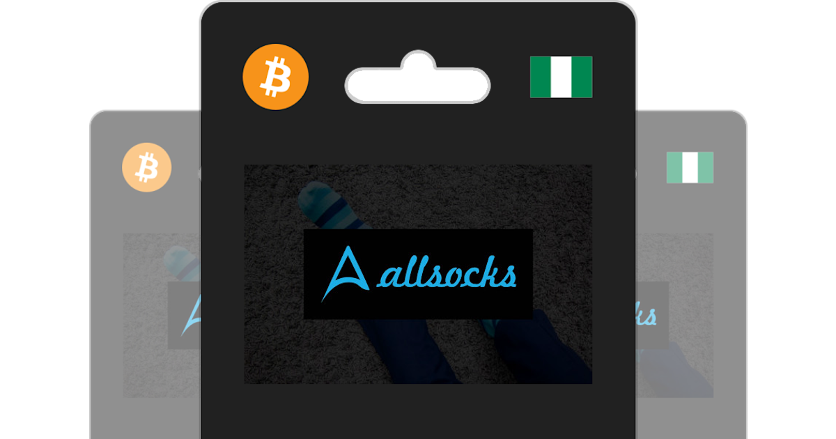 Buy All Socks Gift Card with Bitcoin, ETH, USDT or Crypto - Bitrefill