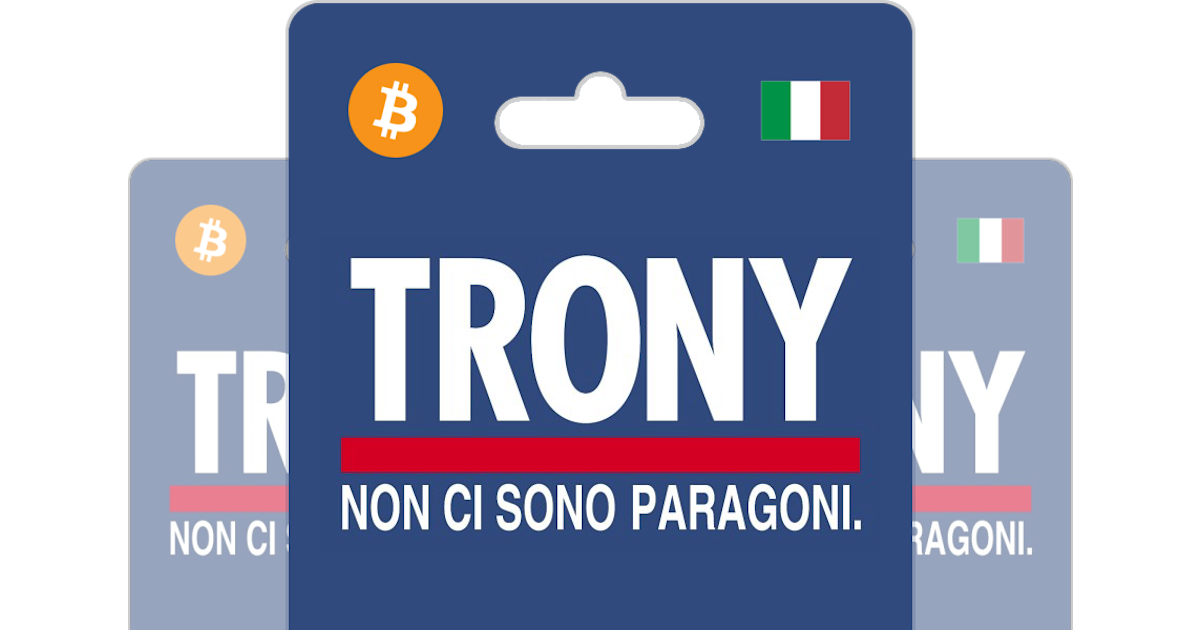 Acquista Gift Card Trony con Bitcoin, ETH, USDT o Crypto - Bitrefill