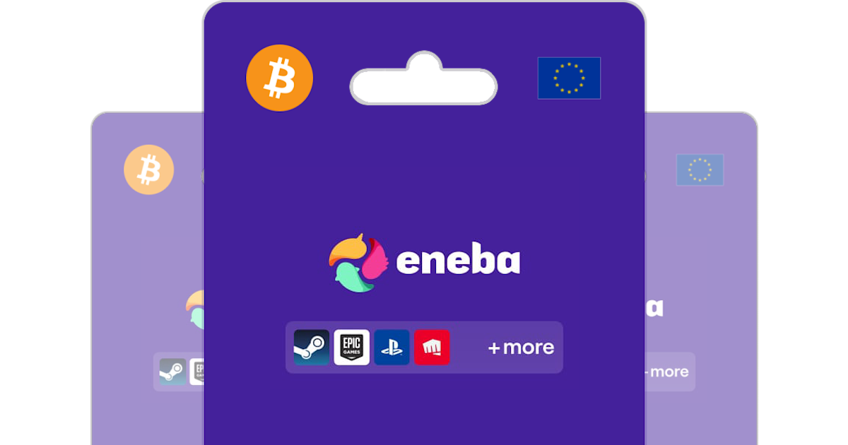 Compra Tarjeta Regalo Eneba Games Store EUR con Bitcoin, ETH o cripto ...
