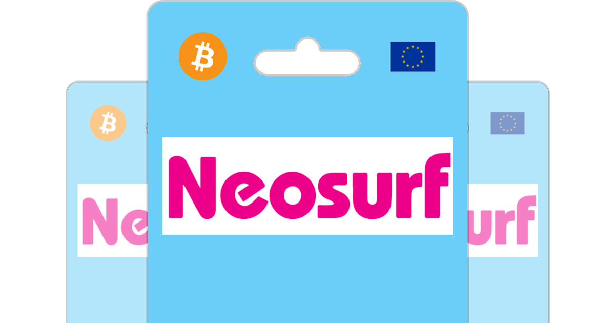 Buy Neosurf EUR Gift Card with Bitcoin, ETH, USDT or Crypto - Bitrefill