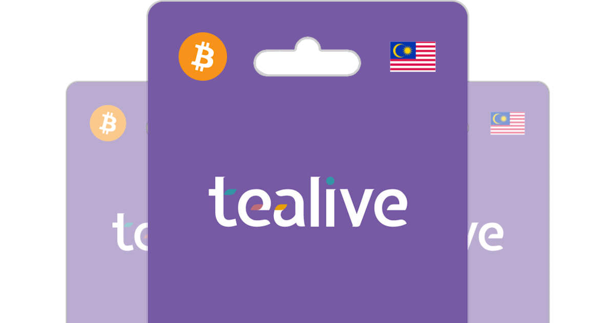 Buy tealive MY Gift Card with Bitcoin, ETH, USDT or Crypto - Bitrefill