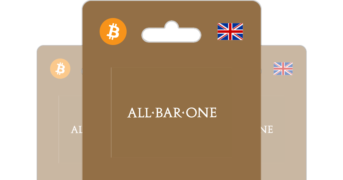 Buy All Bar One Gift Card with Bitcoin, ETH, USDT or Crypto - Bitrefill