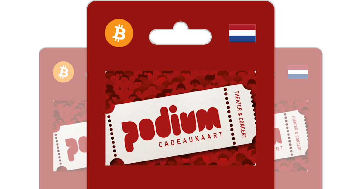 Buy Podium cadeaukaart NL Gift Card with Bitcoin, ETH or Crypto - Bitrefill