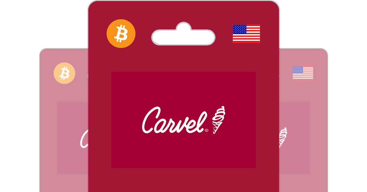 Buy Carvel Gift Card with Bitcoin & Crypto - Bitrefill