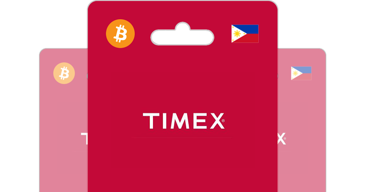 Buy Timex Shop Gift Card with Bitcoin, ETH, USDT or Crypto - Bitrefill