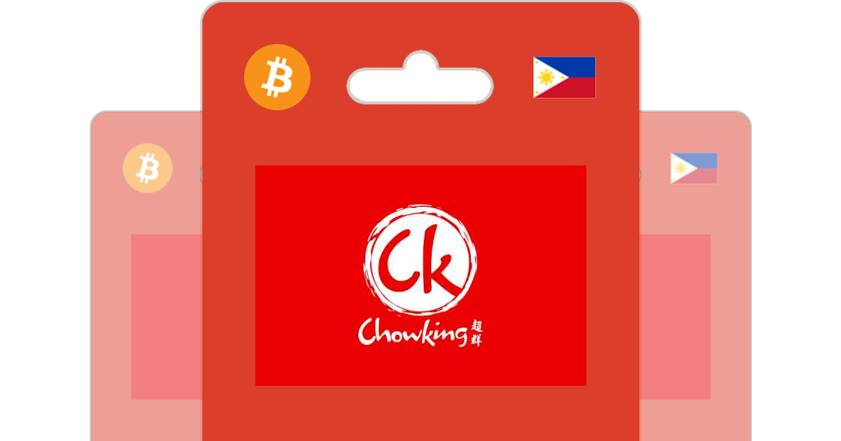 Buy Chowking Gift Card with Bitcoin, ETH, USDT or Crypto - Bitrefill