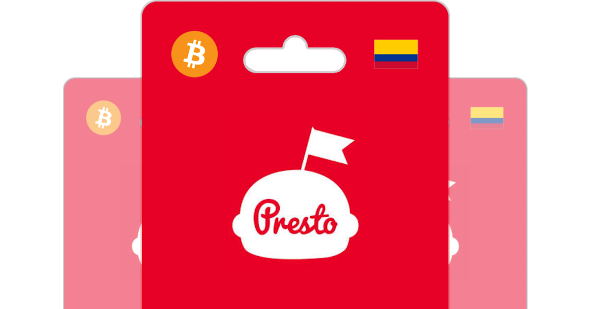 Compra Tarjeta Regalo Presto con Bitcoin, ETH o cripto - Bitrefill