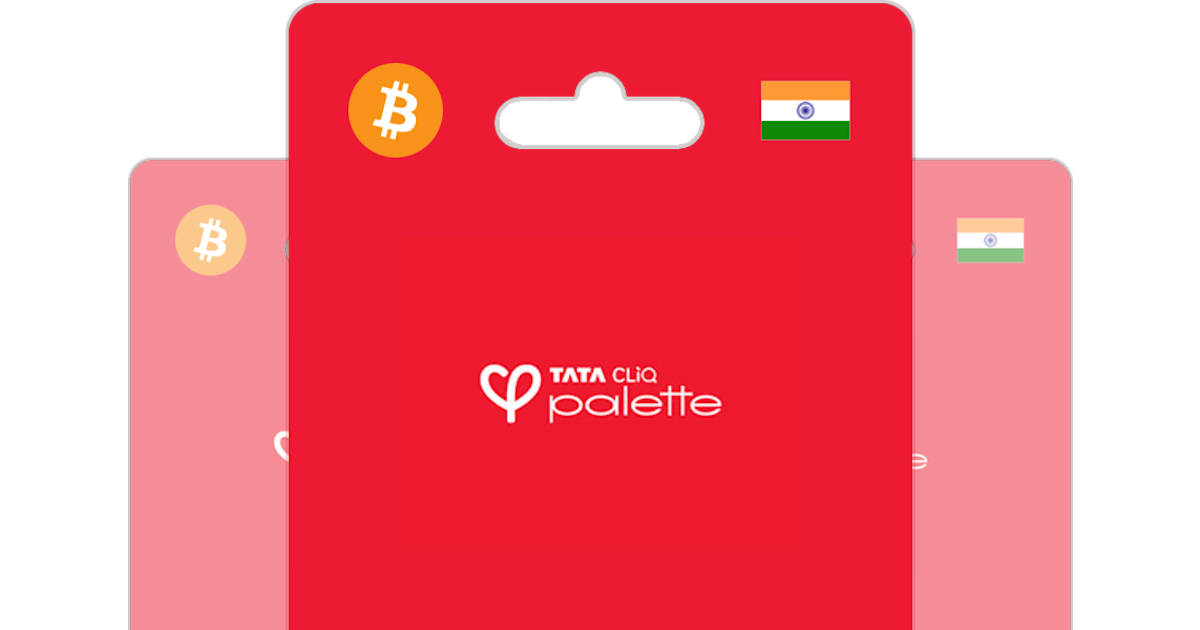 Buy Tata CliQ Palette Gift Card with Bitcoin, ETH or Crypto - Bitrefill