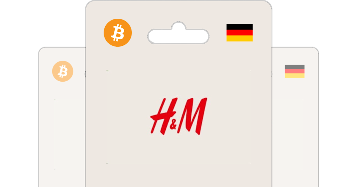 Buy H&M Gift Card with Bitcoin, ETH, USDT or Crypto - Bitrefill