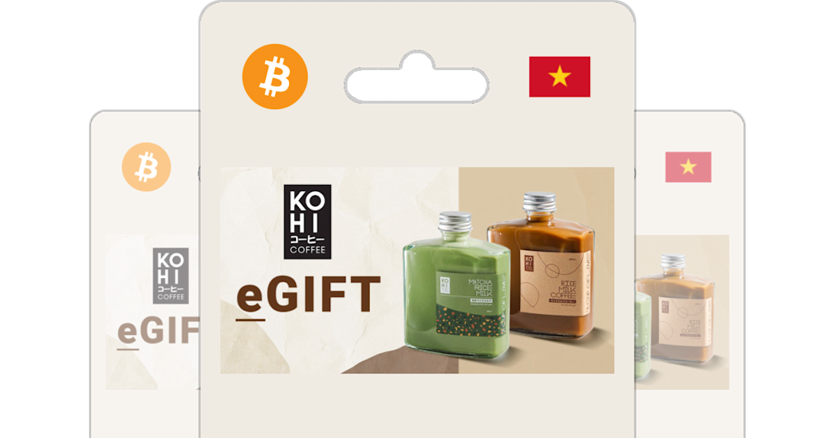 Buy Kohi Coffee Gift Card with Bitcoin, ETH, USDT or Crypto - Bitrefill