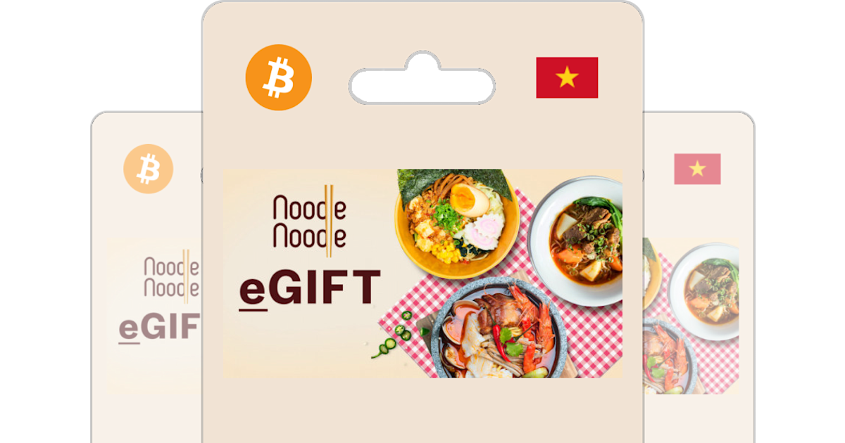 Buy Noodle Noodle Gift Card with Bitcoin, ETH or Crypto - Bitrefill