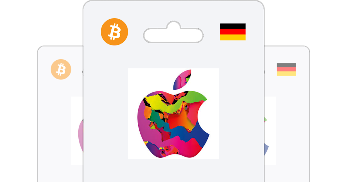 Apple-Geschenkkarten mit Bitcoin oder Krypto (DE) kaufen - Bitrefill