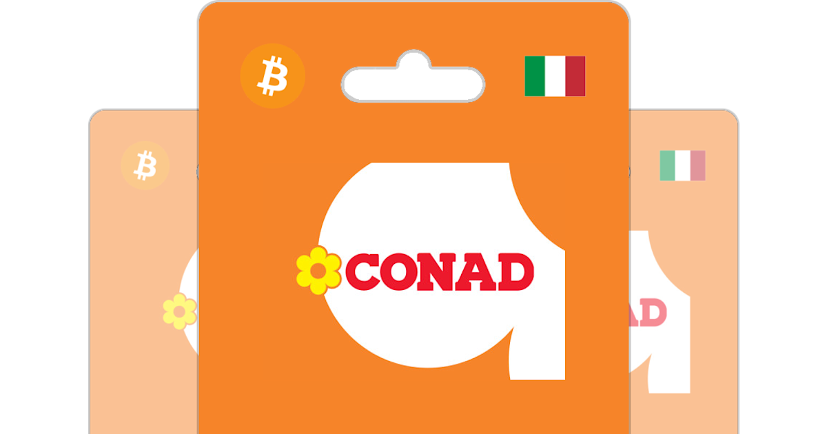 Acquista Gift Card Conad con Bitcoin, ETH, USDT o Crypto - Bitrefill