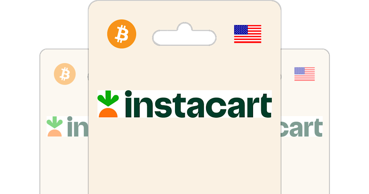 Buy Instacart Gift Card with Bitcoin, ETH, USDT or Crypto - Bitrefill