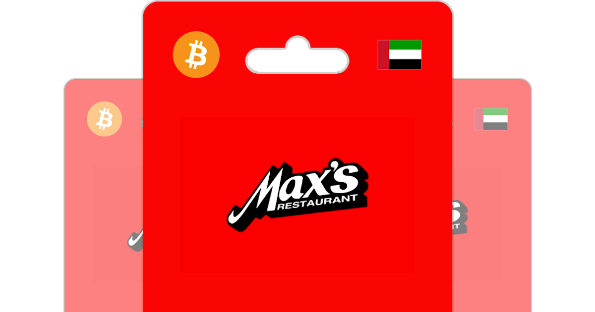 Buy Max Gift Card with Bitcoin, ETH, USDT or Crypto - Bitrefill