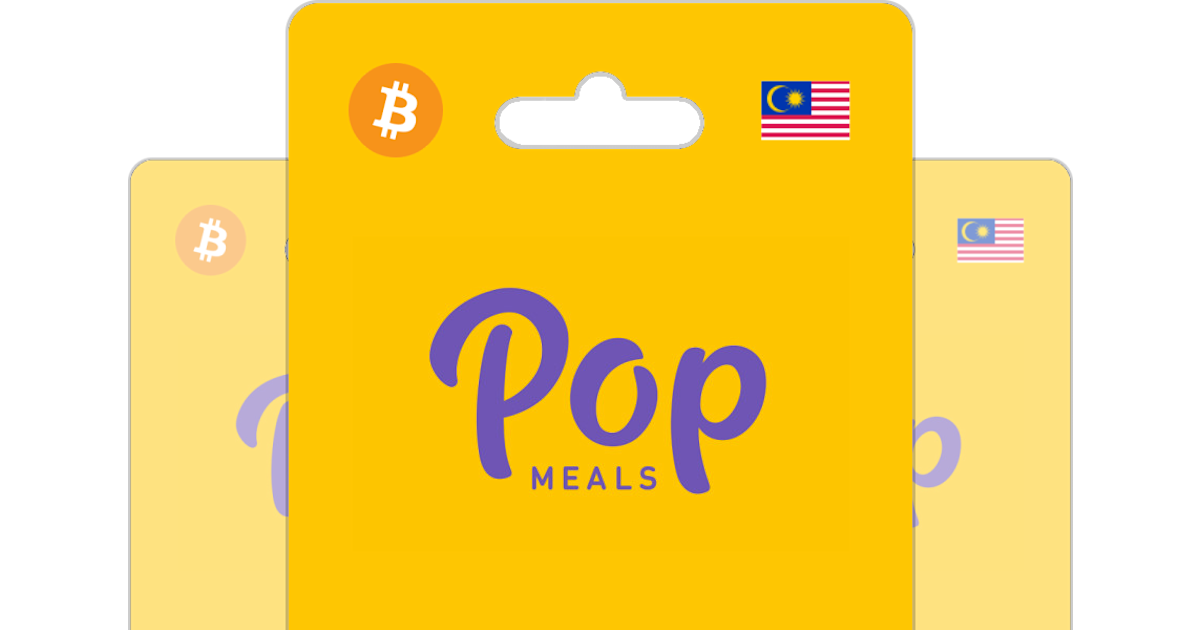 Buy POP MEALS Gift Card with Bitcoin, ETH, USDT or Crypto - Bitrefill