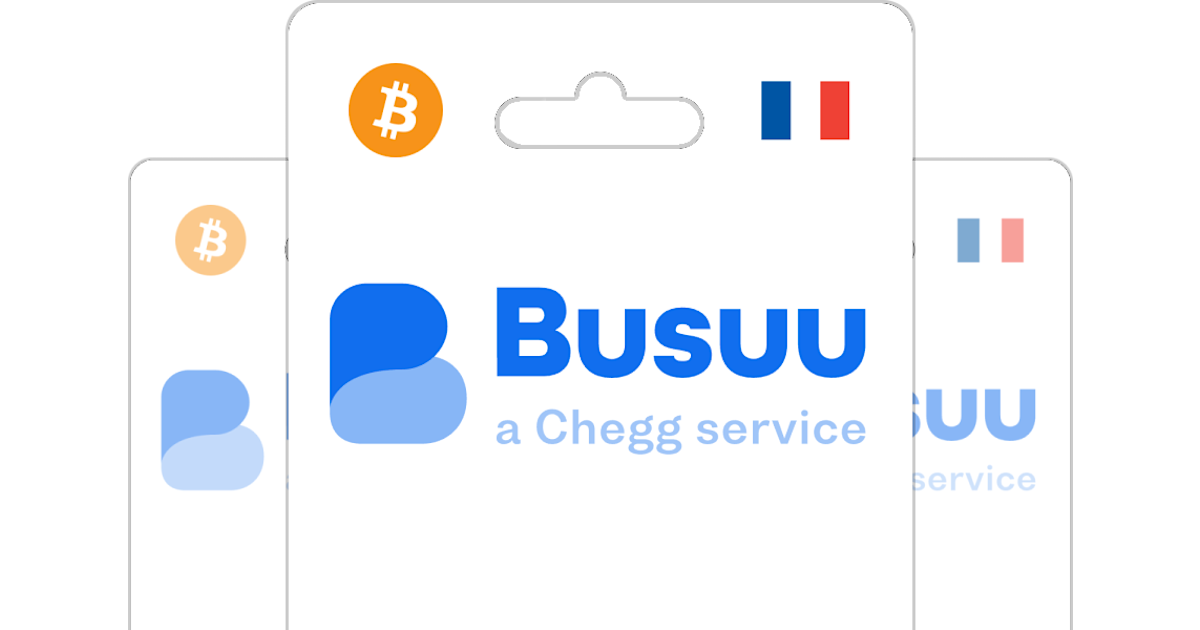 Acheter BUSUU Premium Carte-cadeau avec Bitcoin, ETH ou Crypto - Bitrefill