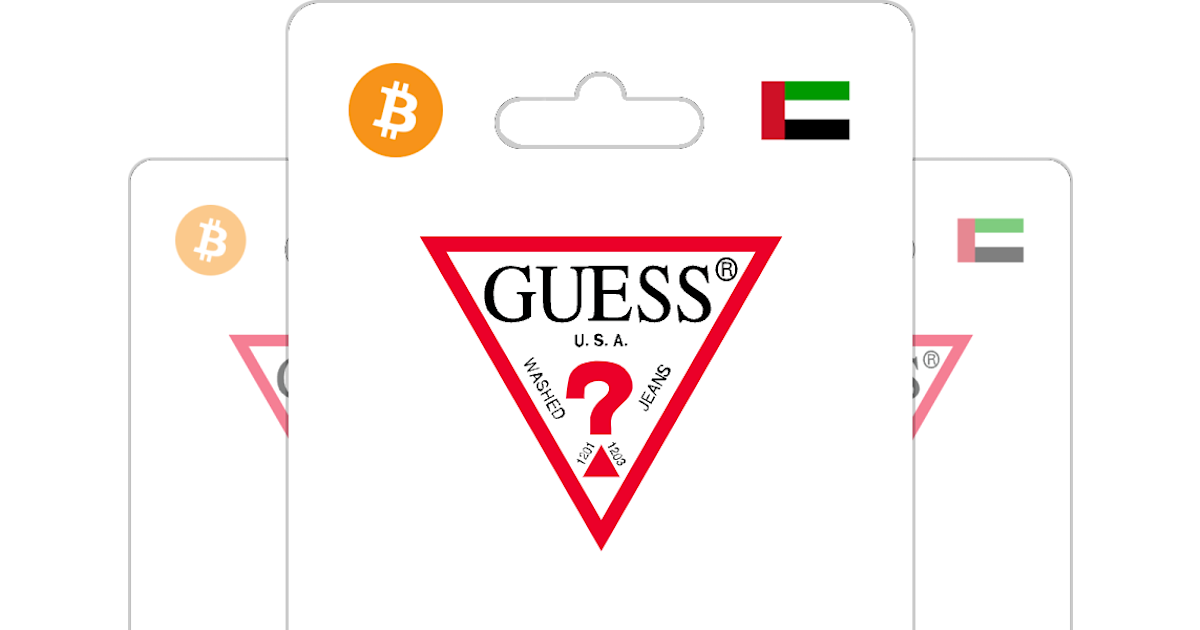 Buy Guess Gift Card with Bitcoin, ETH, USDT or Crypto - Bitrefill