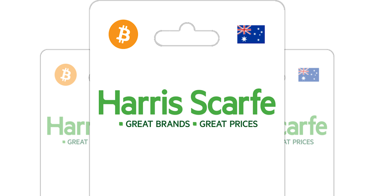 Buy Harris Scarfe Gift Card with Bitcoin, ETH or Crypto - Bitrefill