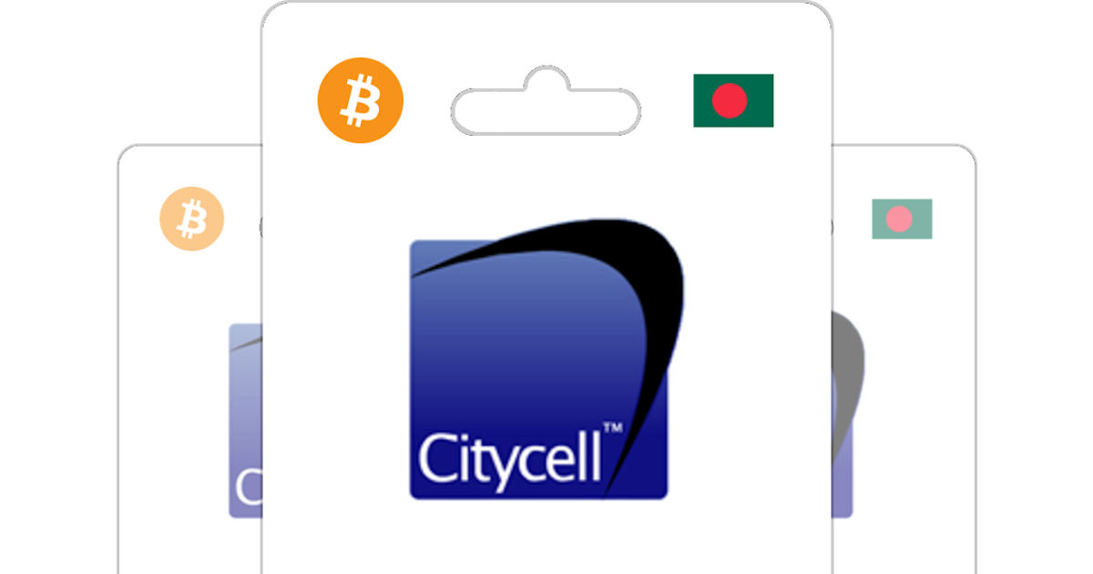 Citycell Prepaid Top Up with Bitcoin, ETH or Crypto - Bitrefill