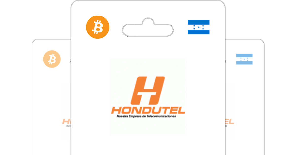 Hondutel Recarga tu móvil prepago con Bitcoin, ETH o cripto - Bitrefill