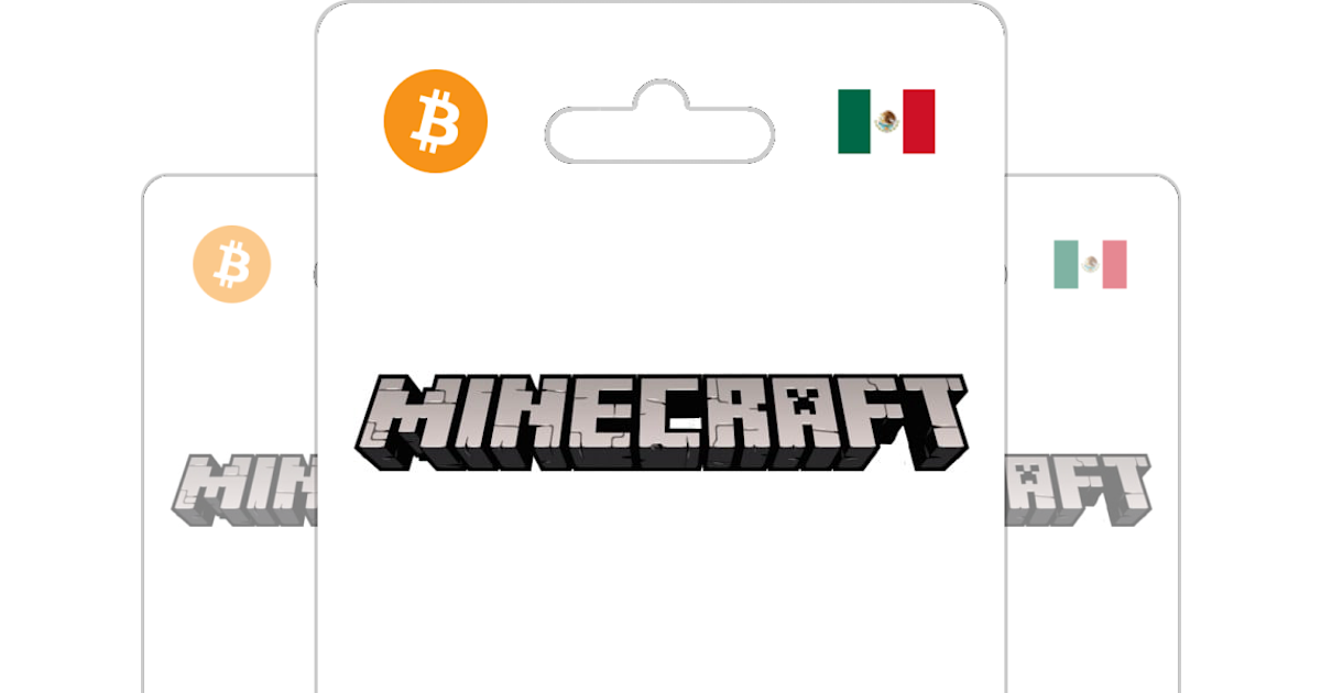 Compra Tarjeta Regalo Minecraft con Bitcoin, ETH o cripto - Bitrefill