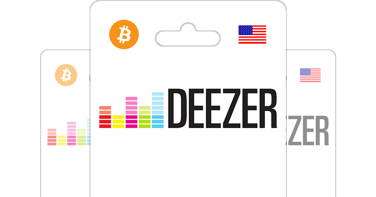 Buy Deezer Premium Gift Card Gift Card with Bitcoin, ETH or Crypto ...