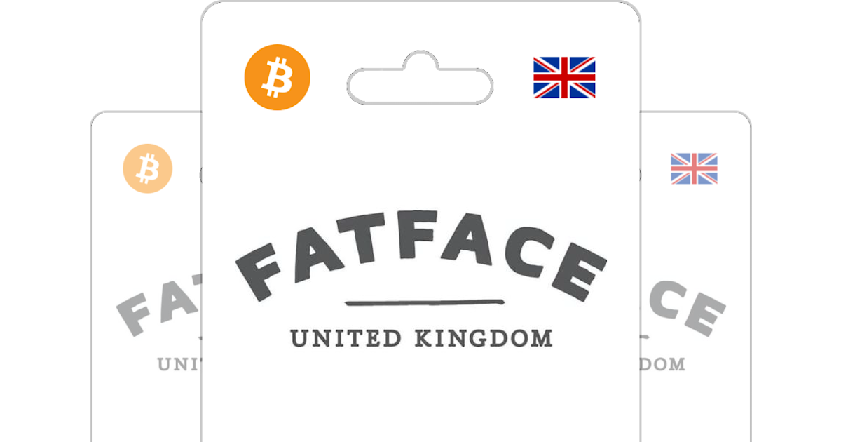 Buy FatFace Gift Card with Bitcoin, ETH, USDT or Crypto - Bitrefill