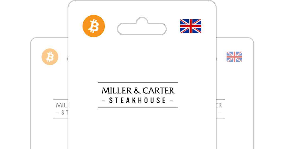 Buy Miller & Carter Gift Card with Bitcoin, ETH or Crypto - Bitrefill