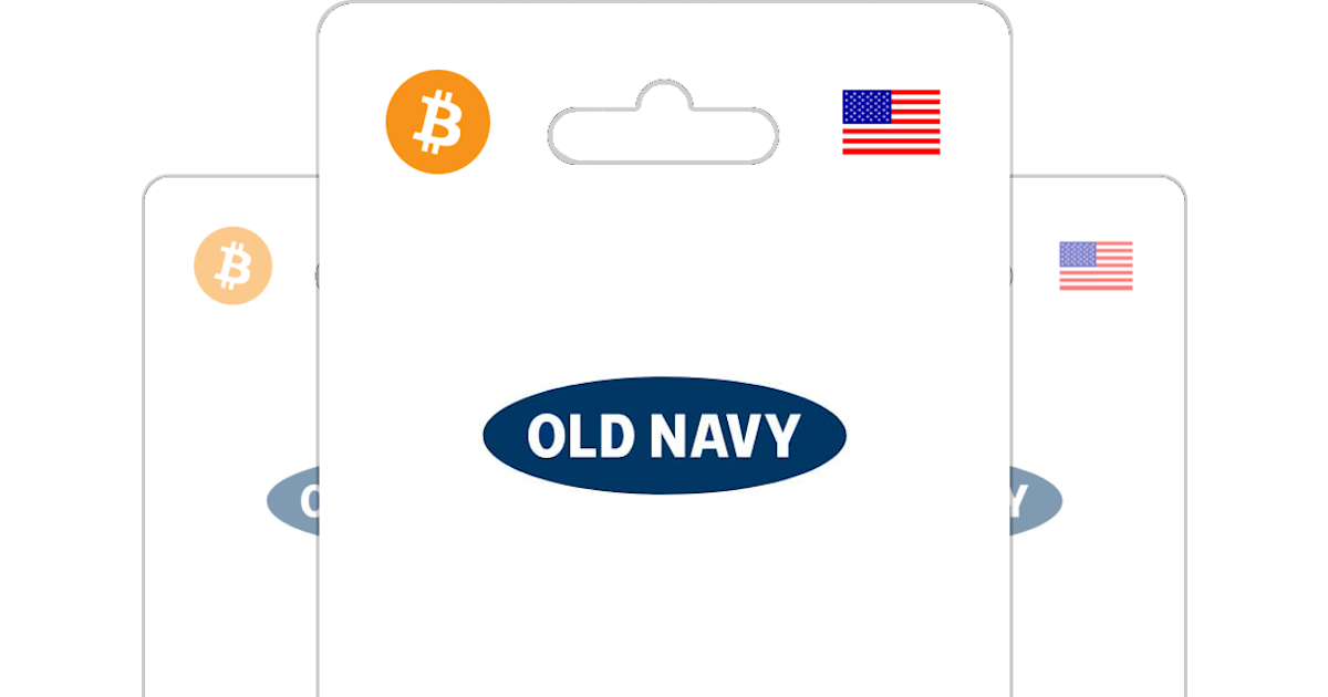 Buy Old Navy Gift Card with Bitcoin, ETH, USDT or Crypto - Bitrefill