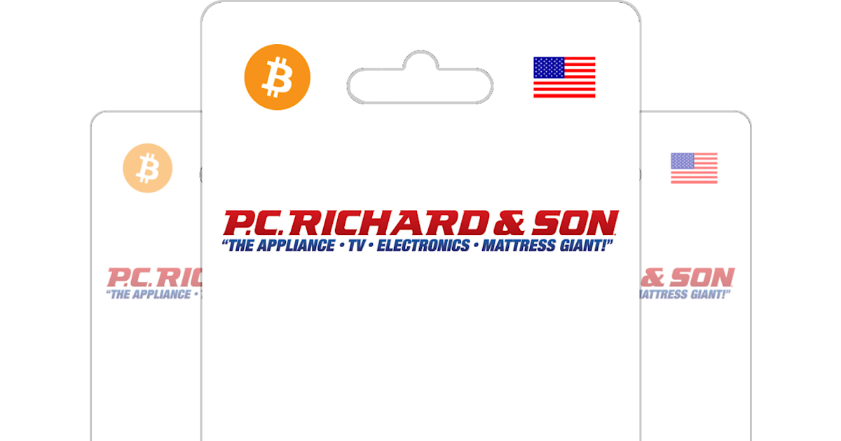 Compra Tarjeta Regalo P.C. Richard and Son con Bitcoin, ETH o cripto ...