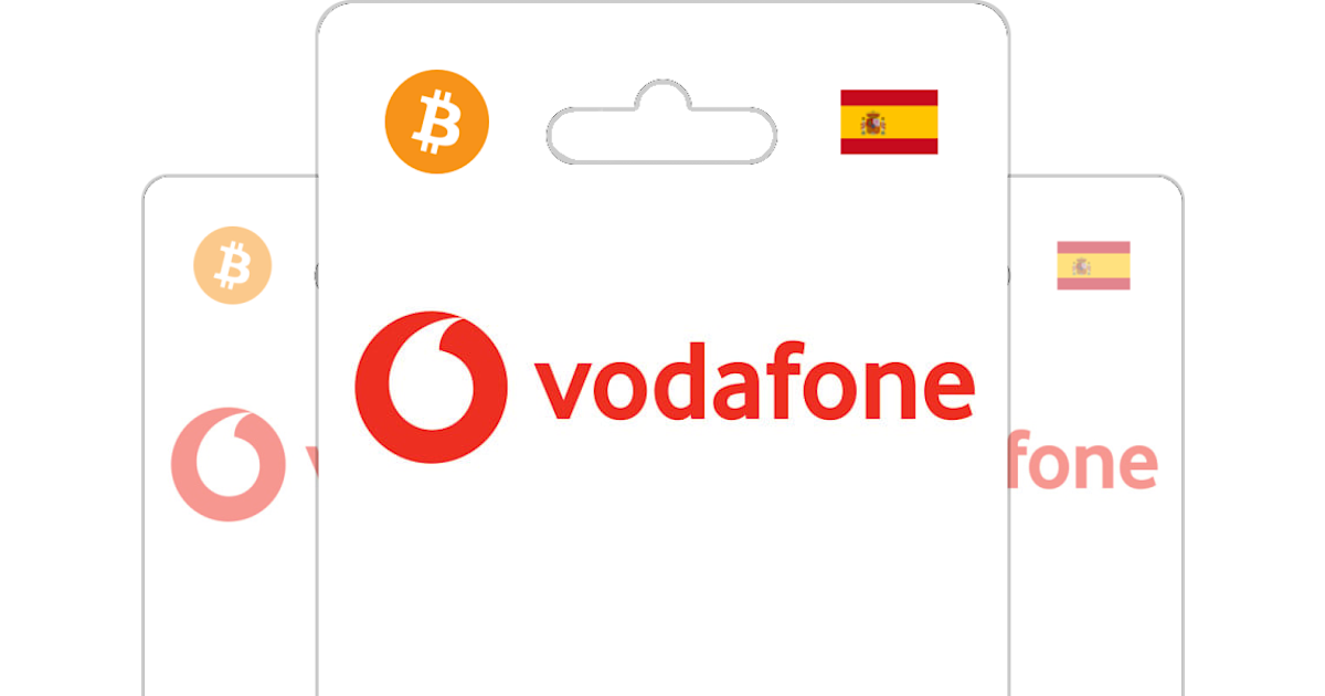 Recarga Vodafone Online con Bitcoin o Cripto (España) - Bitrefill