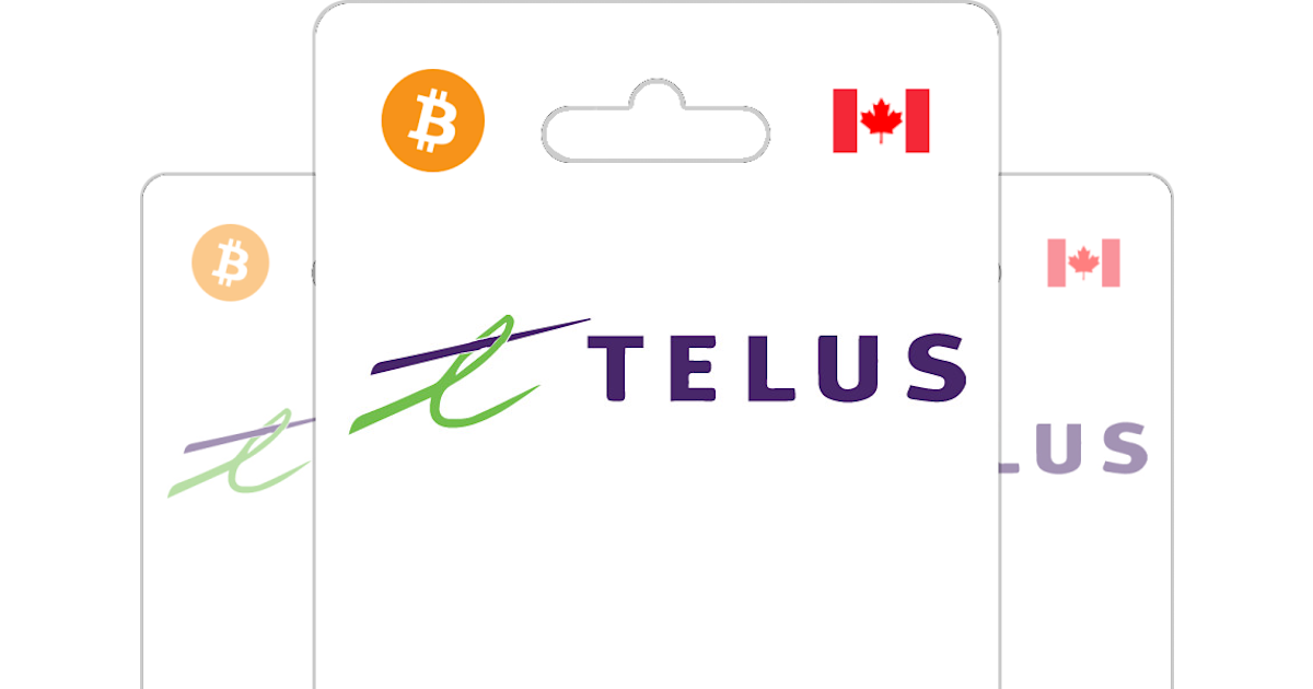 Telus PIN Prepaid Top Up with Bitcoin, ETH or Crypto - Bitrefill