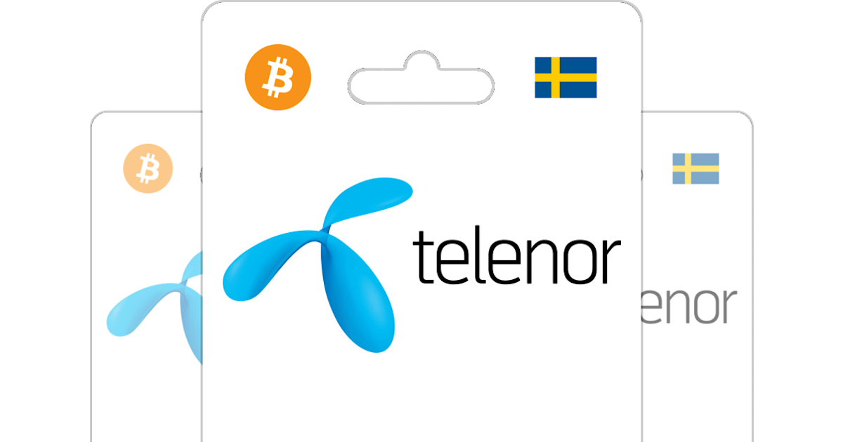Telenor Fastpris Prepaid Top Up with Bitcoin, ETH or Crypto - Bitrefill