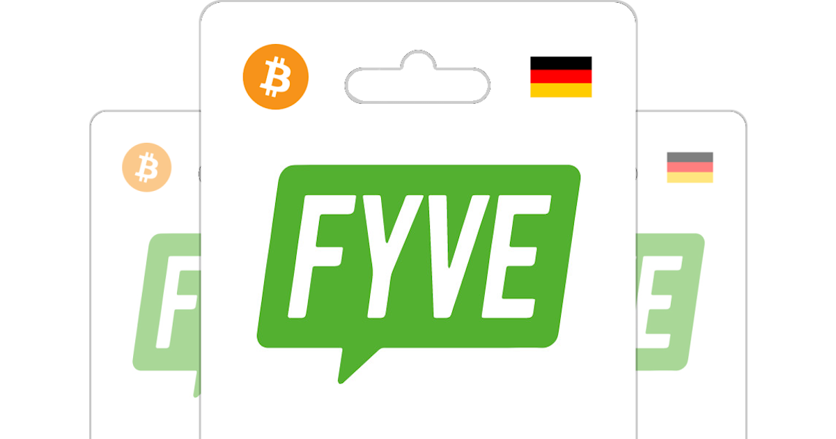 Recharge Fyve in Germany Online: Top-Up from €15 to €25 - Bitrefill