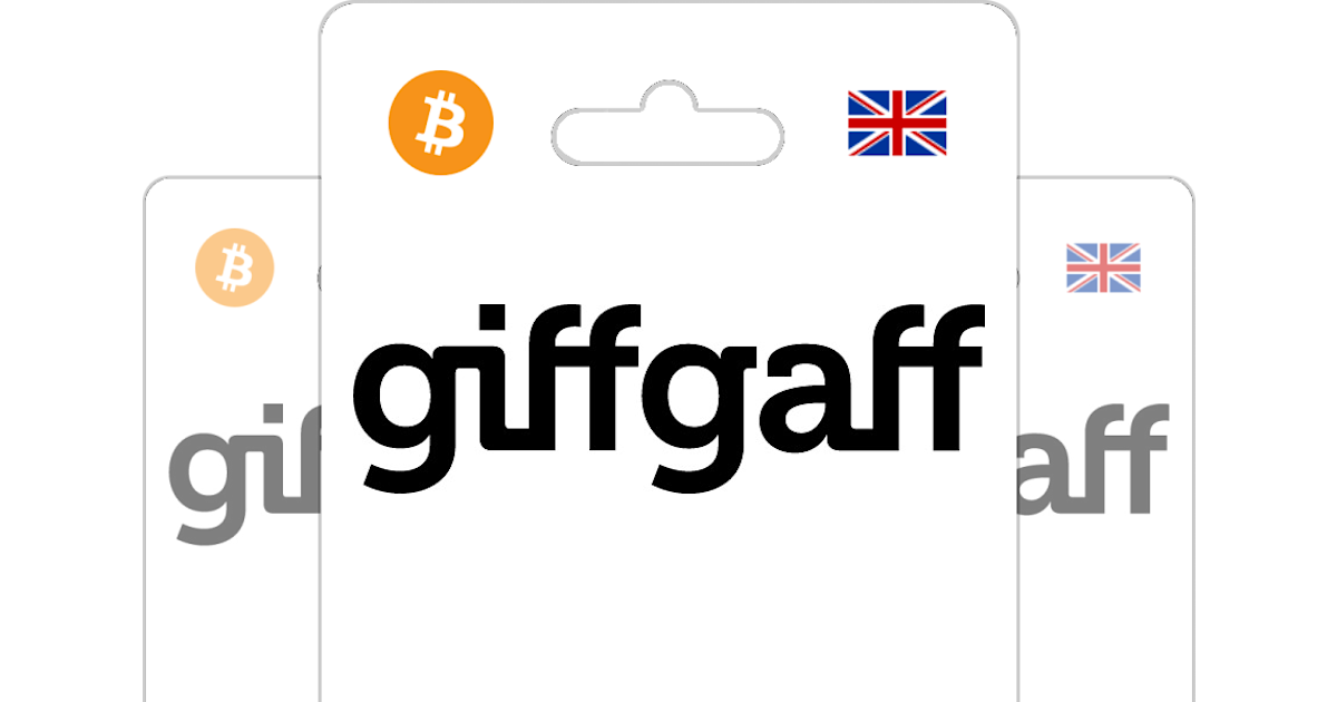 Recharge Giff Gaff PIN in United Kingdom Online: Top-Up from £10, £15 ...