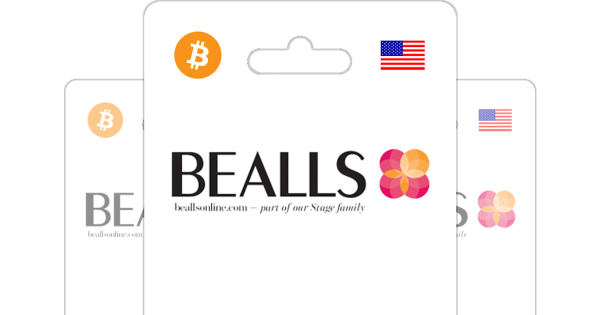 Buy Bealls Gift Card with Bitcoin, ETH, USDT or Crypto - Bitrefill