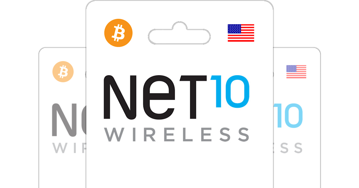 NET10 Wireless 30-Day pin Prepaid Top Up with Bitcoin, ETH or Crypto ...
