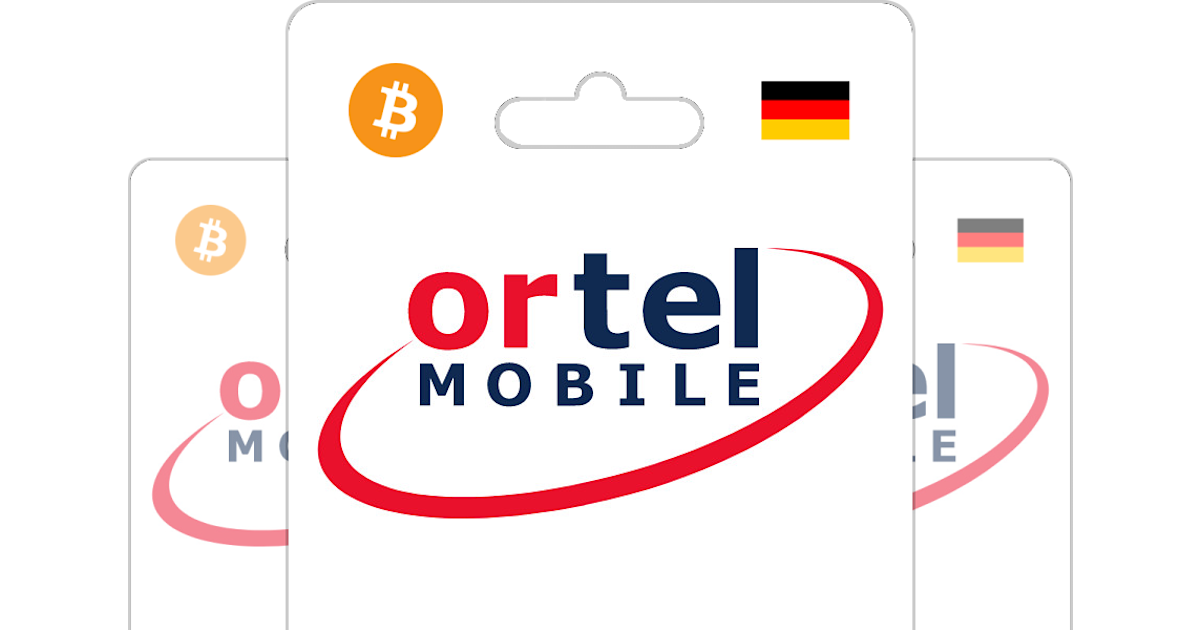 Recharge Ortel Mobile PIN in Germany Online: Top-Up from €2.5 to €30 ...