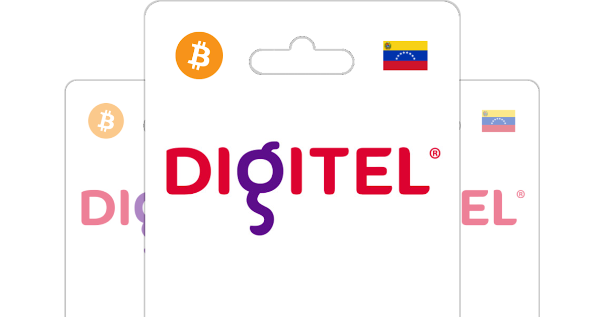 Digitel Recarga tu móvil prepago con Bitcoin, ETH o cripto - Bitrefill